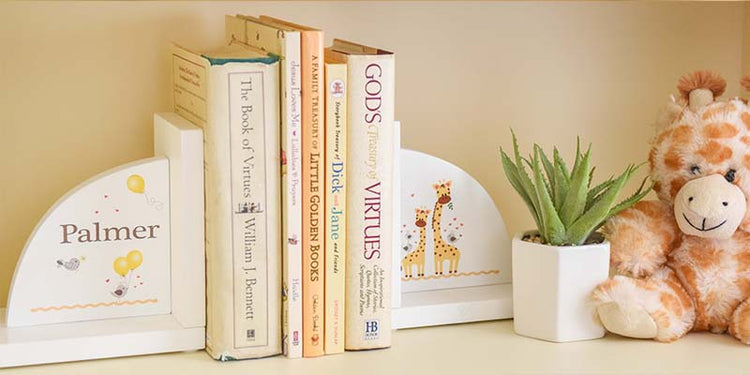 Personalized Wooden Bookends For Children and Kids