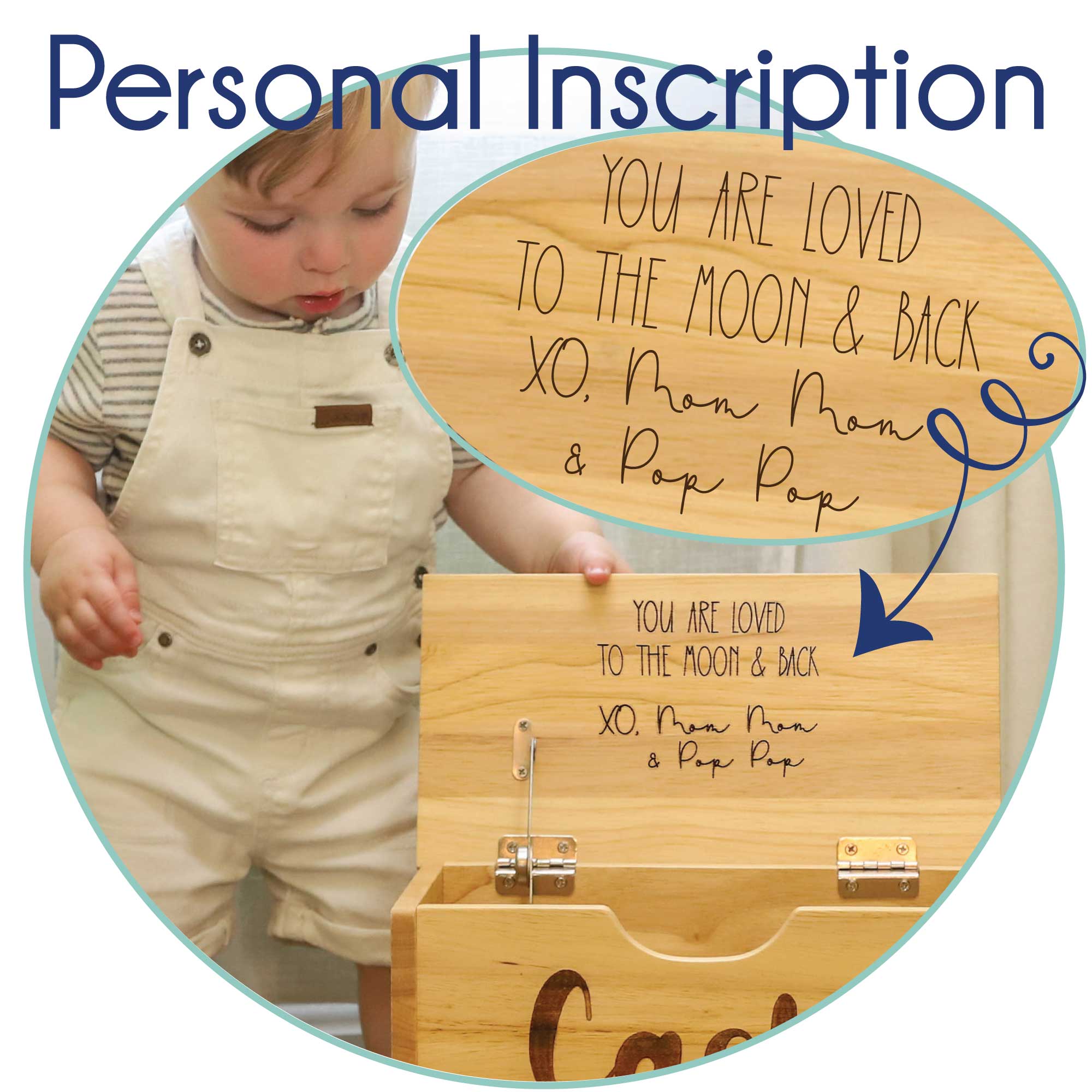Add an Engraved Inscrip Personalized Kids Gift | My Bambino