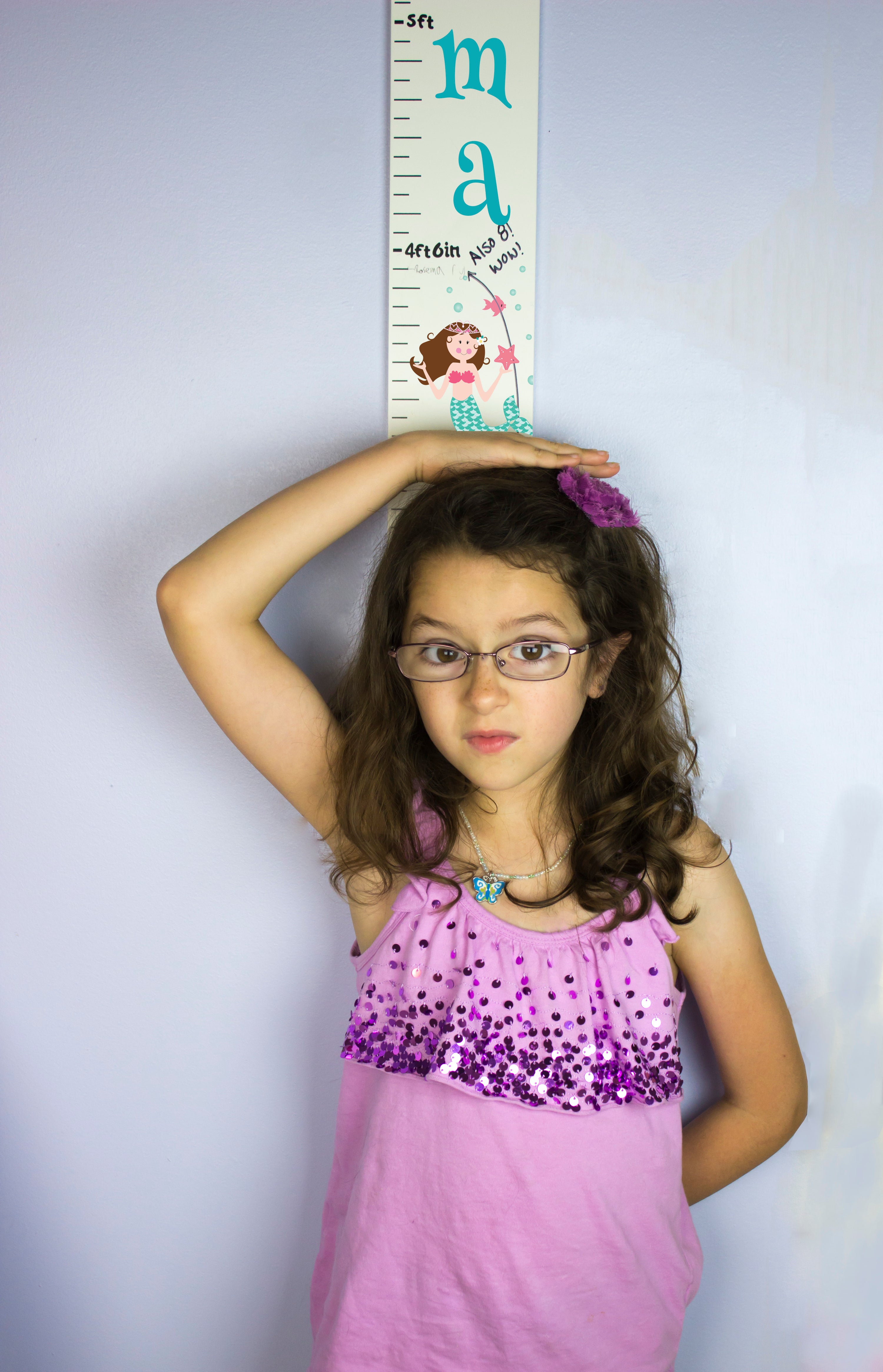 Personalized Growth Charts: Wood Growth Chart Ruler