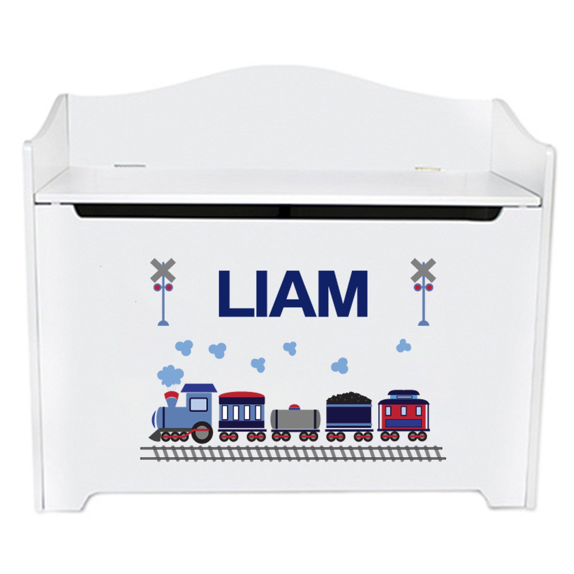 Train Open Top Toy Box | My Bambino