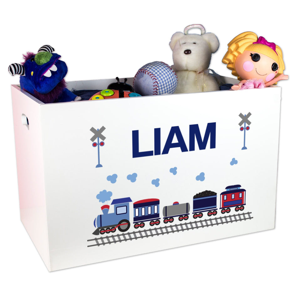 Personalized Open Toy Box