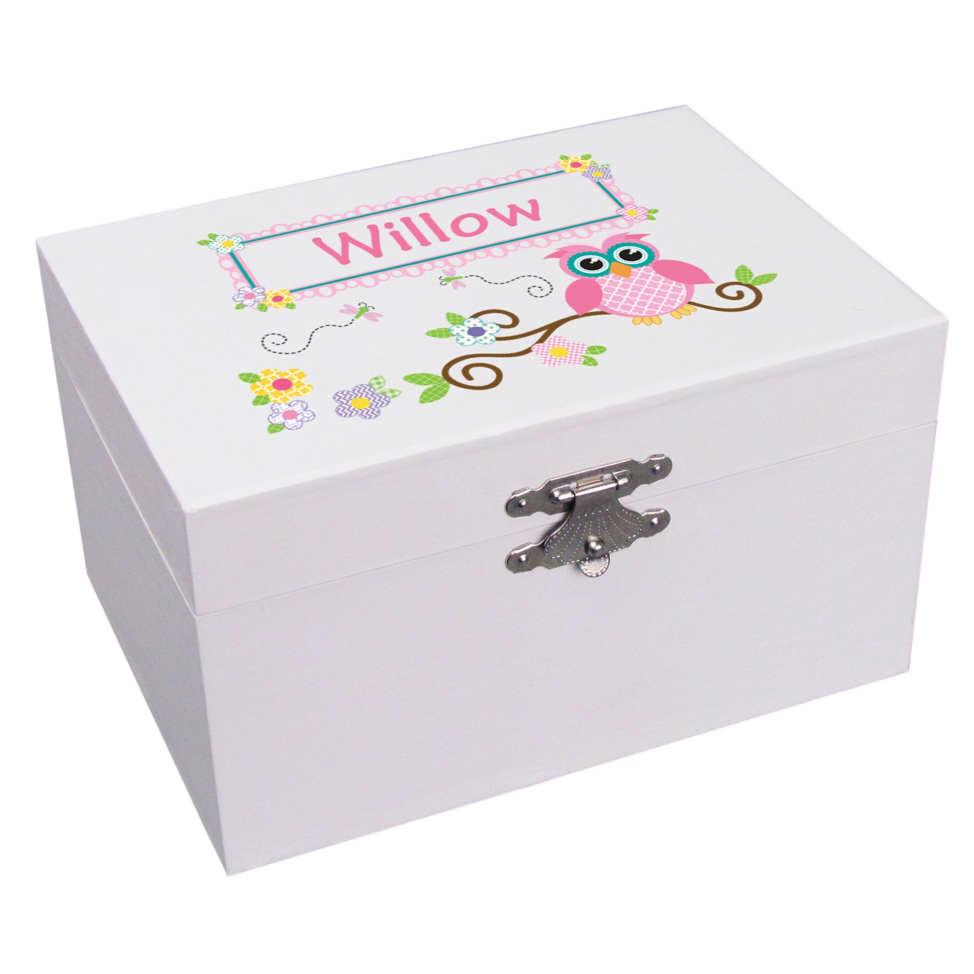 Calico Owl Musical Ballerina Jewelry Box| Personalized Gifts - My Bambino