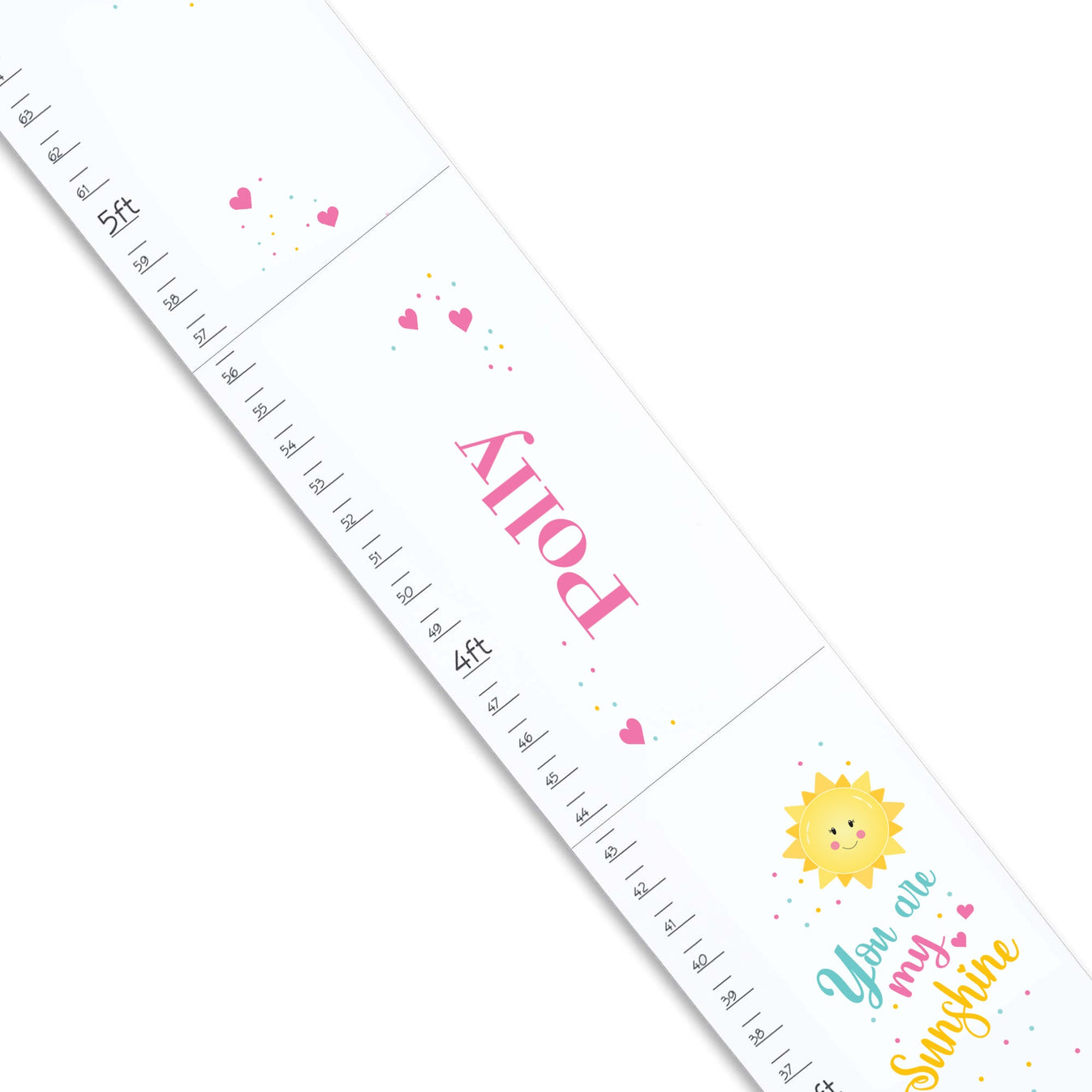 You Are My Sunshine Growth Chart | My Bambino