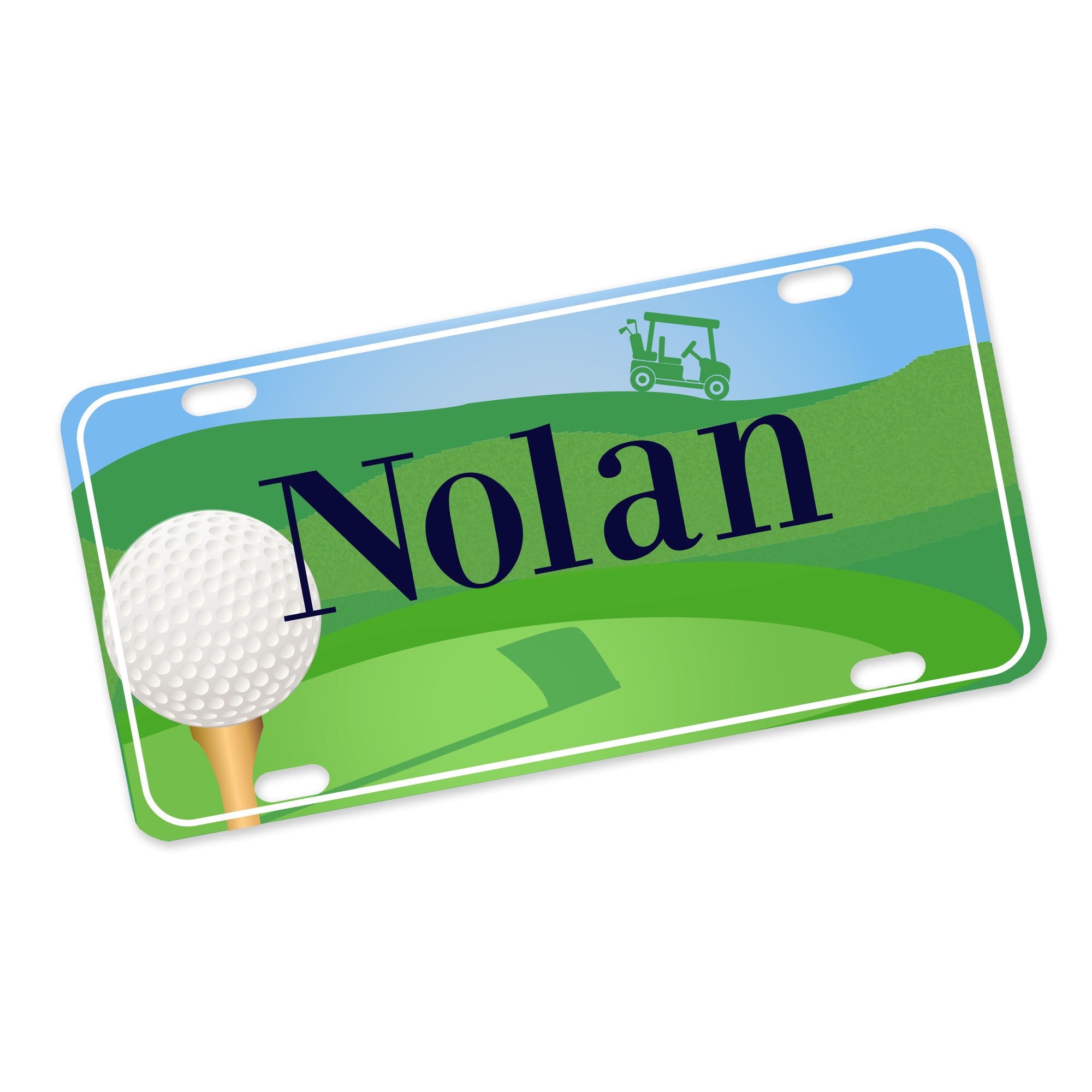 Golf License Personalized License Plate | My Bambino