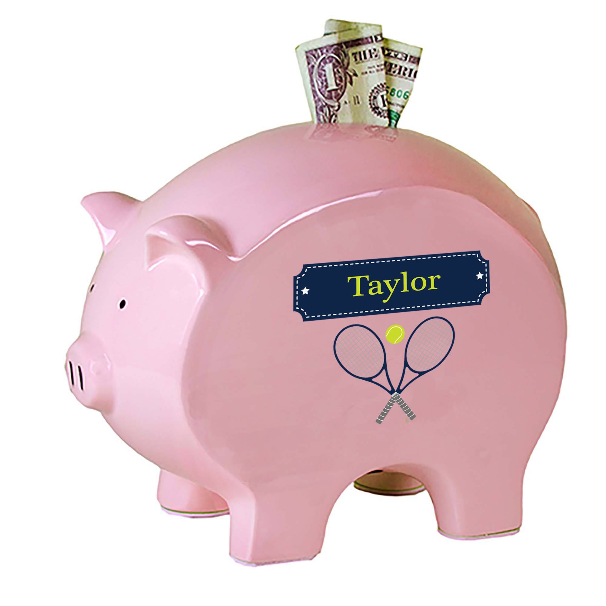 Tennis piggy bank store