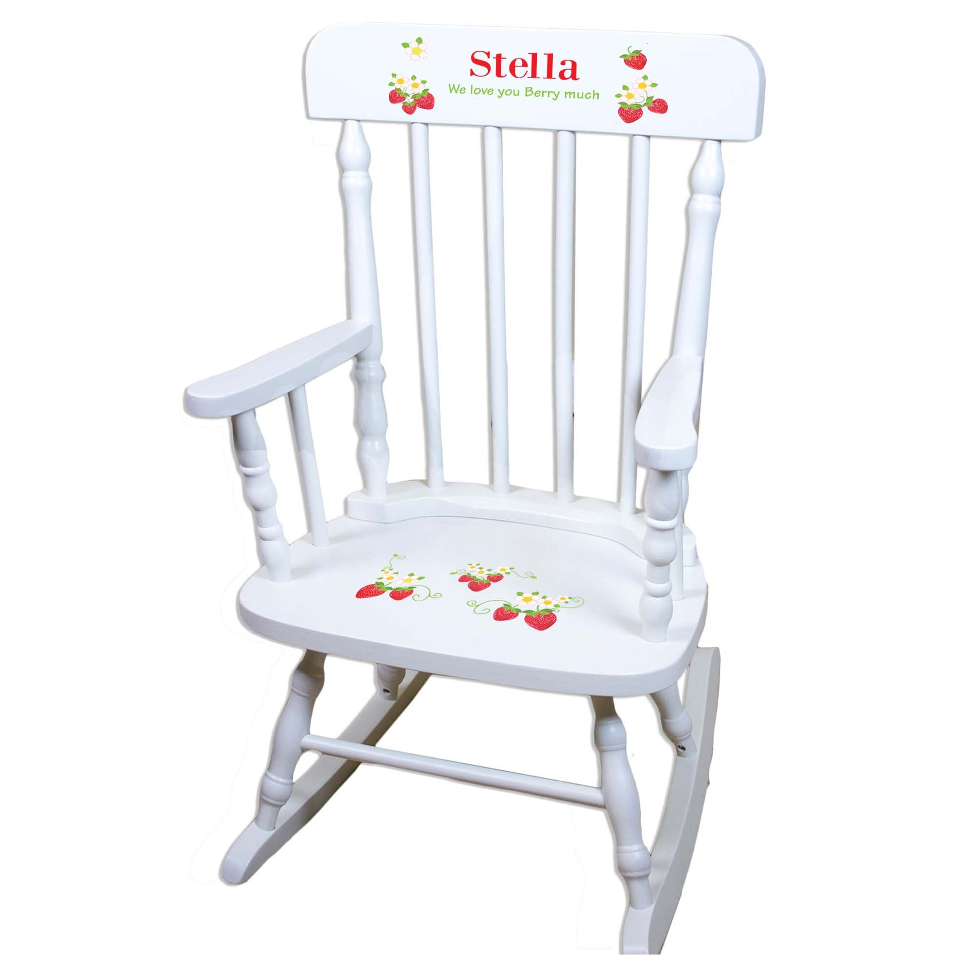 White wooden rocking chairs store
